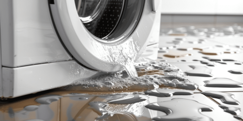 Wasser Luft Unten Aus Waschmaschine